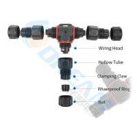 China IP67 Waterproof Electrical Connector Cable Wire 2 Pin 3 Pin Outdoor Plug Socket for sale
