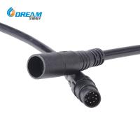 China Circular Female Or Male 10 Pin Cable LED Lighting M12 Connector With IP68 Waterproof Level for sale