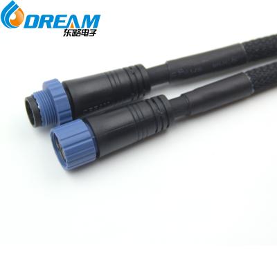 China Male Pin Diameter 1.5mm Waterproof Connector for IP68 LED Lighting Outdoor Cable CE UL for sale