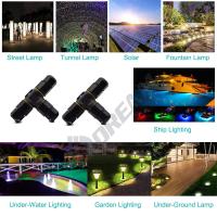 China IP68 Waterproof Cable Connector 3-Channel 3-Poles, Outdoor Waterproof Junction Box Connector for sale