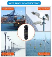 China Waterproof Swivel Electrical Connector 2 3 4 Pin for Male/Female in Harsh Environments for sale