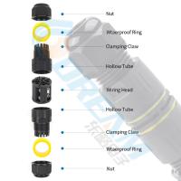 China Waterproof Swivel Electrical Connector 2 3 4 Pin IP68 UL Certified with Male/Female Gender for sale