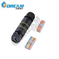 China 3 Pin Electrical Cable Wire Connector Ip68 Waterproof For Outdoor Junction Box for sale