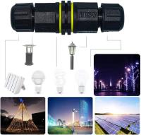 China 3 Pin Electrical Cable Wire Connector Ip68 Waterproof For Outdoor Junction Box for sale