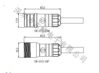 China PA66 Waterproof Connector 3 4 5 Pin Male Female LED Light Connector for Outdoor for sale