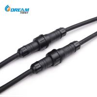 China PA66 Waterproof Connector 3 4 5 Pin Male Female LED Light Connector for Outdoor for sale