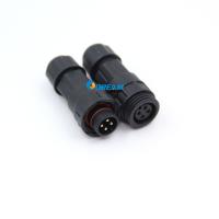 China IP68 Waterproof Connector Screw Male Female Circular 2 3 4 Pin M16 Cable LED Connector for sale