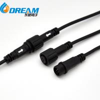 China DREAM START 2Pin 3Pin 4Pin LED Connector Cable Waterproof IP67 Male Female Jack Waterproof Extension Cables for sale
