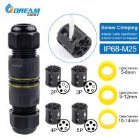 China M16 Plastic IP68 Waterproof Cable Connector T Type Quick Splice 2pin Black Nylon PA66 Wire Connectors For Outdoor for sale