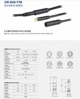 China E-BIKE Electric Bicycle Waterproof Extend Cable Male OR Female Motor Cable 3+6 Pin Conne for sale