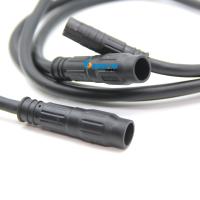 China IP66 M12 Ebike 2pin 4pin 9pin 2 4 9 Pin Motor Waterproof Cable Connector E Bike Bicycle Ebike Motor Connector for sale