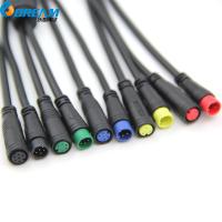 China IP65 M8 Mini Small Size Signal Transmission Power Connector Male Female 6Pin LED Strip Connector for sale