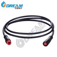 China IP65 M8 Mini Small Size Signal Transmission Power Connector Male Female 6Pin LED Strip Connector for sale