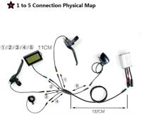China IP65 M8 Mini Small Size Signal Transmission Power Connector Male Female 6Pin LED Strip Connector for sale