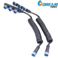 China 8 Years Factory M15 2 3 4 5 6-Pin Led Street Light Led Module Waterproof Cable F-Type Y Connector For Led Module for sale
