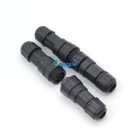 China Mini Waterproof Connector M12 Assembly Solder Type Male Female Socket 3 Core 0.75mm Wire Cable Joint UL Certificated for sale