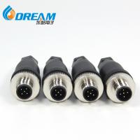 China M12 Connector 5 Pin Male Female 5-Pin Pinout Pole Cable Connectors for sale
