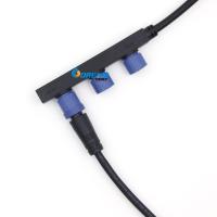 China 2 Way M15 IP67 Waterproof Connector Box 2 Pole Wire And 2-Pin Cable For Installation Projects Outdoor LED Lights In Cable Area for sale