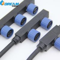 China 2 Way M15 IP67 Waterproof Connector Box 2 Pole Wire And 2-Pin Cable For Installation Projects Outdoor LED Lights In Cable Area for sale