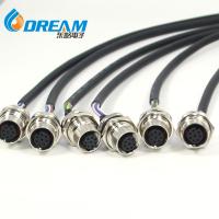 China Conector M12 4 Pines Hembra Cable 5m Electrical Extension Cable Socket A Coded Female Straight Back Mount for sale