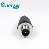 China Circular Multipin Connectors Custom 4 5 8 12 17 Pin Male Female Socket Metal Circular Sensor M12 Connector for sale