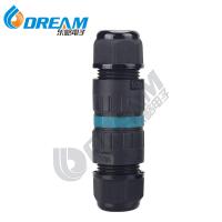 China Small IP68 M20 Straight Type Waterproof Connector TUV High Mechanical Stability Din Adaptor PCB Custom Length 2P 4P Pins PVC PC for sale