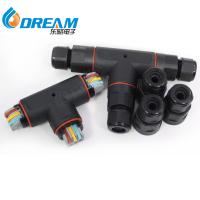 China DREAM START 3-Pole 3-Way Fast Fit Connector 3-Way Cable Connector Black for sale