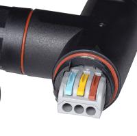 China DREAM START  ConnectorBlack IP68 Tee Connector 3way Led Lighting for sale