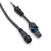China DREAM START LED Deck Light Extension Cable Wire With Male And Female M10 5pin Connector for sale
