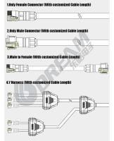 China Waterproof Connector,2 Wire Electrical Connector With 18AGW 20CM Male Female Plug LED Connector for sale