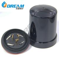 China Twist Lock NEMA 7 PIN Plug With Socket Street Light Accessories ANSI 7 Pin Receptacle Black for sale