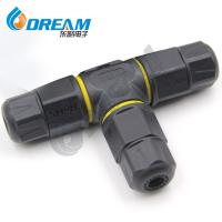 China Outdoor T Type Quick Connect Electrical Cable Waterproof Brass Quick Connector for Power Applications for sale