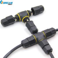 China Outdoor T Type Quick Connect Electrical Cable Waterproof Brass Quick Connector for Power Applications for sale