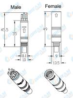 China DREAM START Customize 48V5 Bike Electric Car Ac Rear Motor Kit Electric Bicycle Wheel Hub Motor 9 Pin Motor Connector for sale