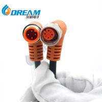 China DREAM START DREAM START M12 CONNECTOR Cable Pin 90° Female for sale