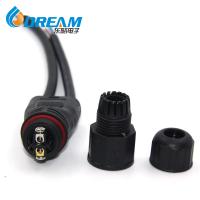 China DREAM START Waterproof 2Pin Y-type Wire Splitter IP67 1 to 2/3/4/5 M19 Screw Locking Cable Connector Plug for LED Light for sale