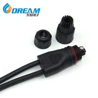 China DREAM START Waterproof 2Pin Y-type Wire Splitter IP67 1 to 2/3/4/5 M19 Screw Locking Cable Connector Plug for LED Light for sale