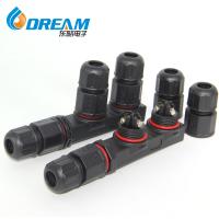 China DREAM START M16 Screw Fixing IP67 Assembly Wire Waterproof Splitter Connector 2 Pin for sale