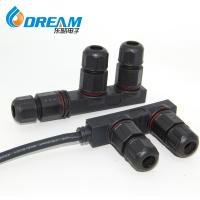 China DREAM START M16 Screw Fixing IP67 Assembly Wire Waterproof Splitter Connector 2 Pin for sale