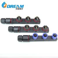 China DREAM START M16 Screw Fixing IP67 Assembly Wire Waterproof Splitter Connector 2 Pin for sale