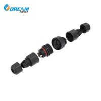 China DREAM START Outdoor 2P/3P Male and Female Plug-in Snap Lock Quick Connect Screw Type IP68 Waterproof Connector for sale