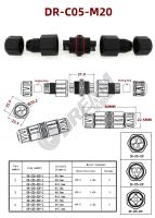 China DREAM START Outdoor 2P/3P Male and Female Plug-in Snap Lock Quick Connect Screw Type IP68 Waterproof Connector for sale