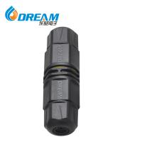 China DREAM START Outdoor 2P/3P Male and Female Plug-in Snap Lock Quick Connect Screw Type IP68 Waterproof Connector for sale
