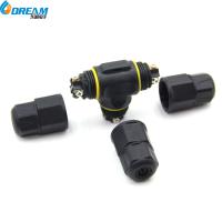 China DREAM START Led Outdoor Lighting Waterproof Wire Connector Screw T-type Wire Connectors 1-3pin Ip 68 Cable Waterproof Connector for sale