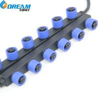 China M15 4 Way IP67 Waterproof Splitter Y Cable 2-Pin Cable and 2-Pin Cable for Line Area Indoor/Outdoor LED Light for sale
