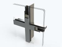China Heavy Load Broken Exterior Curtain Wall System Bridge Curtain Glass Exterior Walls for sale