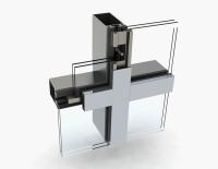 China Heavy Duty Fire Rated Curtain Wall Heat Insulation Laminated Glass Curtain Wall for sale