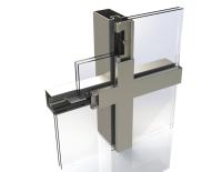 China Typhoon Prone Areas Window Wall System Wind Resistance Safety High Strength for sale