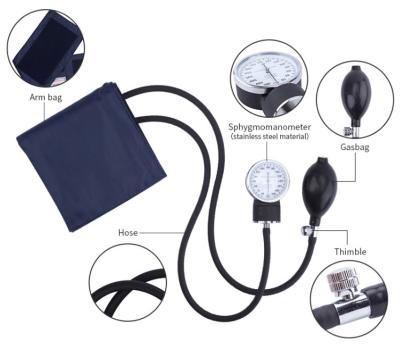 China MS16 Manual blood pressure Sphygmomanometer with Stethoscope Home Arm Stethoscope Medical Sphygmomanometer for sale