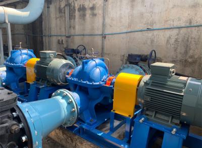 China Double Suction Horizontal Split Case Centrifugal Pump 1368-3096m3/h 49-98m Head for sale